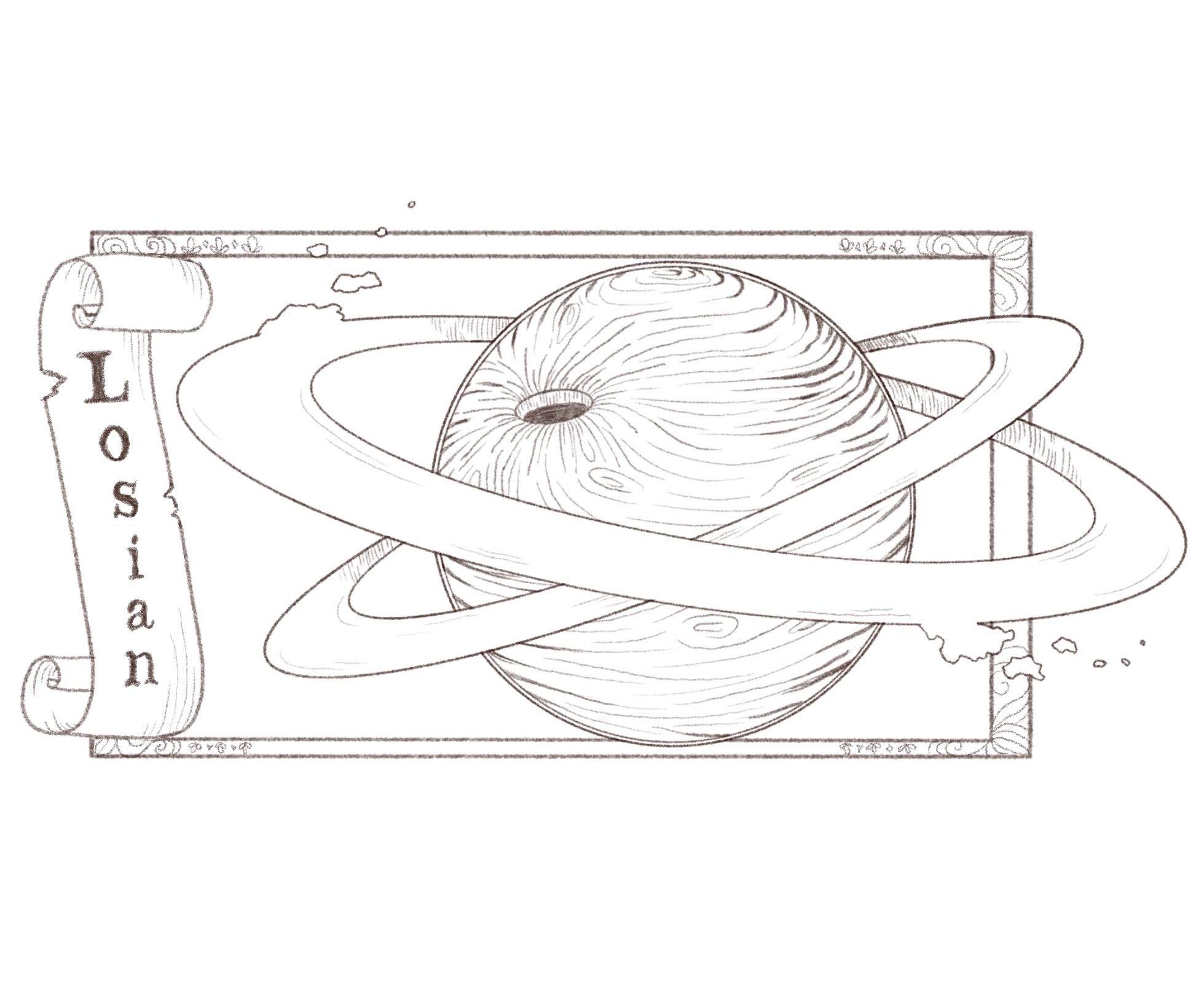 Losian, the Moon of Lost Knowledge by silverleaf810 for Realis Moon Jam - itch.io