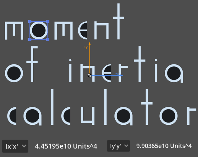 Moment of Inertia Calculator by ndfisch2