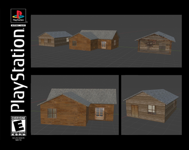 PSX Houses pack by Domi