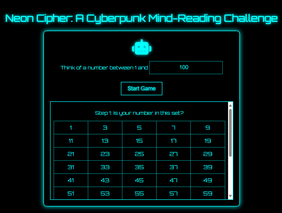 Neon Cipher by Saumyadip