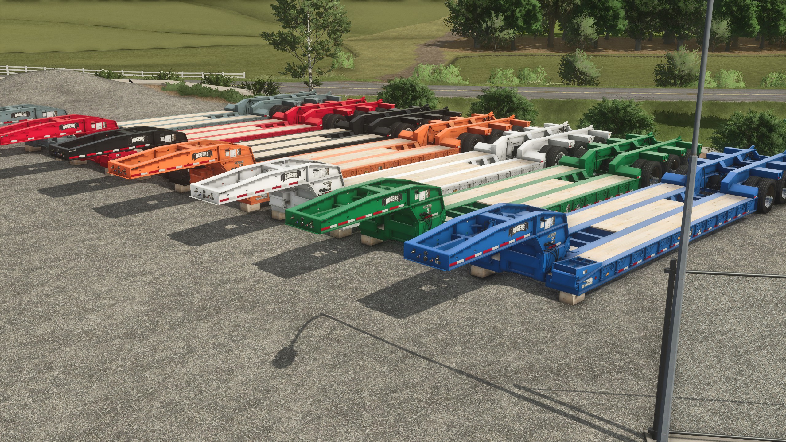 FS25 Rogers SP50 Lowboy by LJR Modding
