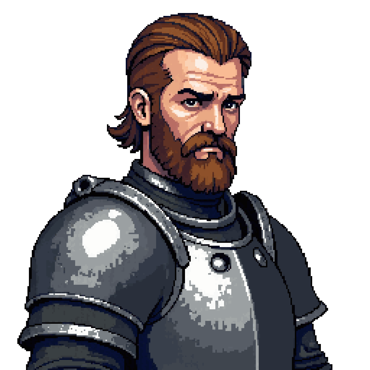 Free Pixel Art Knight Character Portrait 256x256 PXL "Knight Aldo" by ...