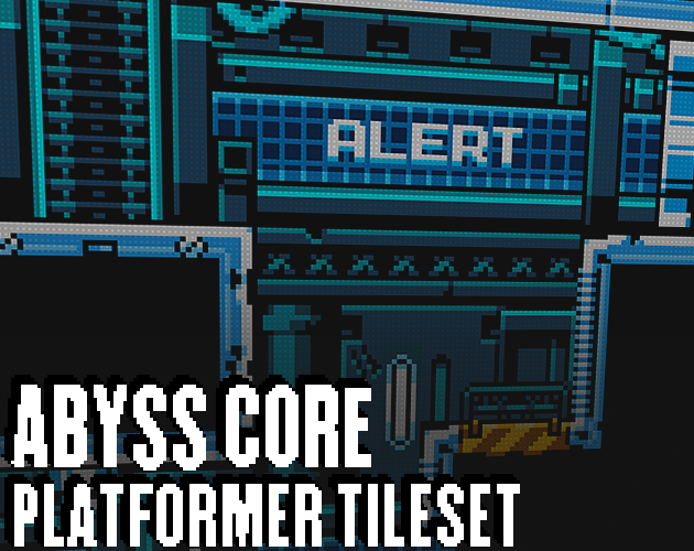ABYSS CORE | Sci-Fi Platformer Tileset by CURSED OFFERINGS