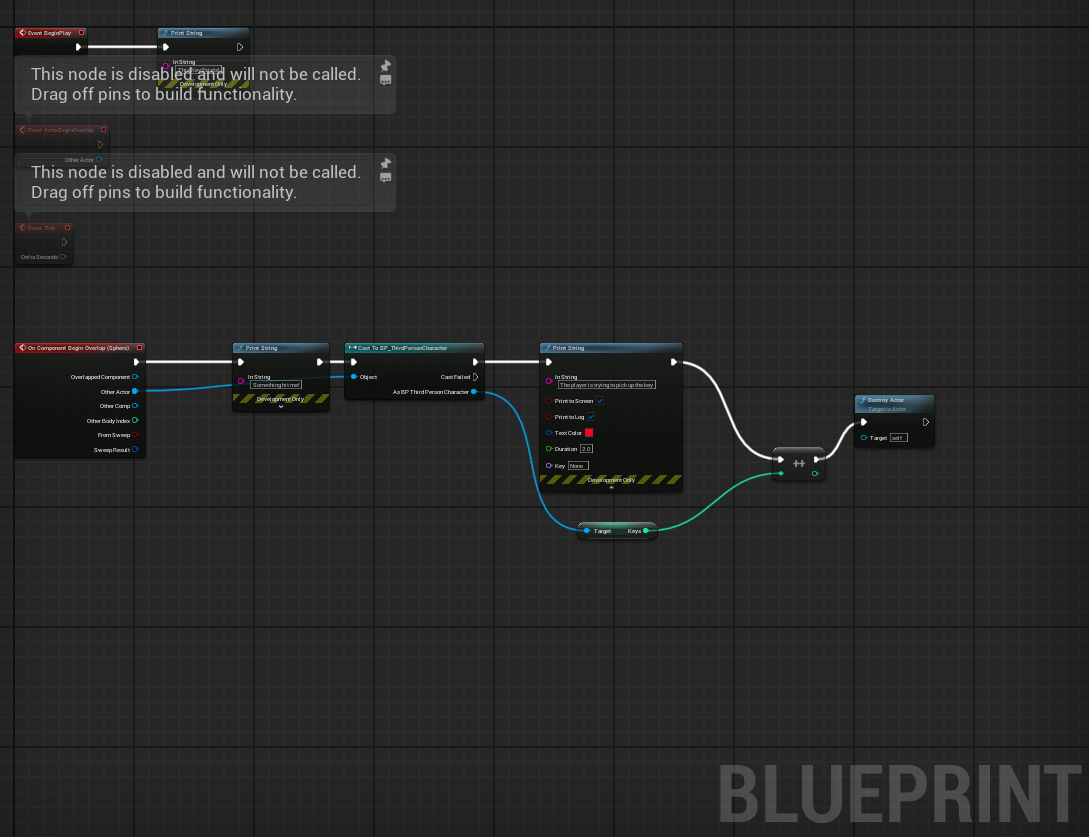 Doors and Keys Blueprints - Coding 1 - Doors and Keys! by JamiRen