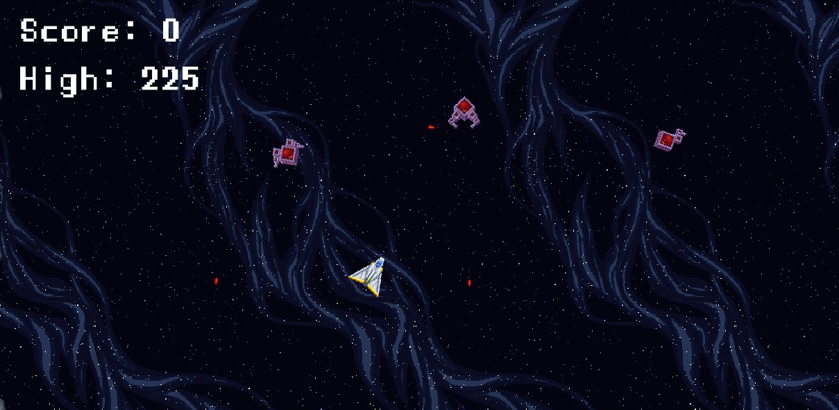 2d space game by GladysPotatoGarden