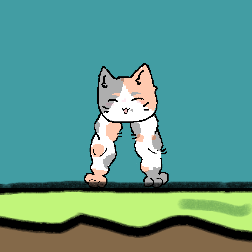 Cat Jump Lava Ouch Owie Oof by Momkey