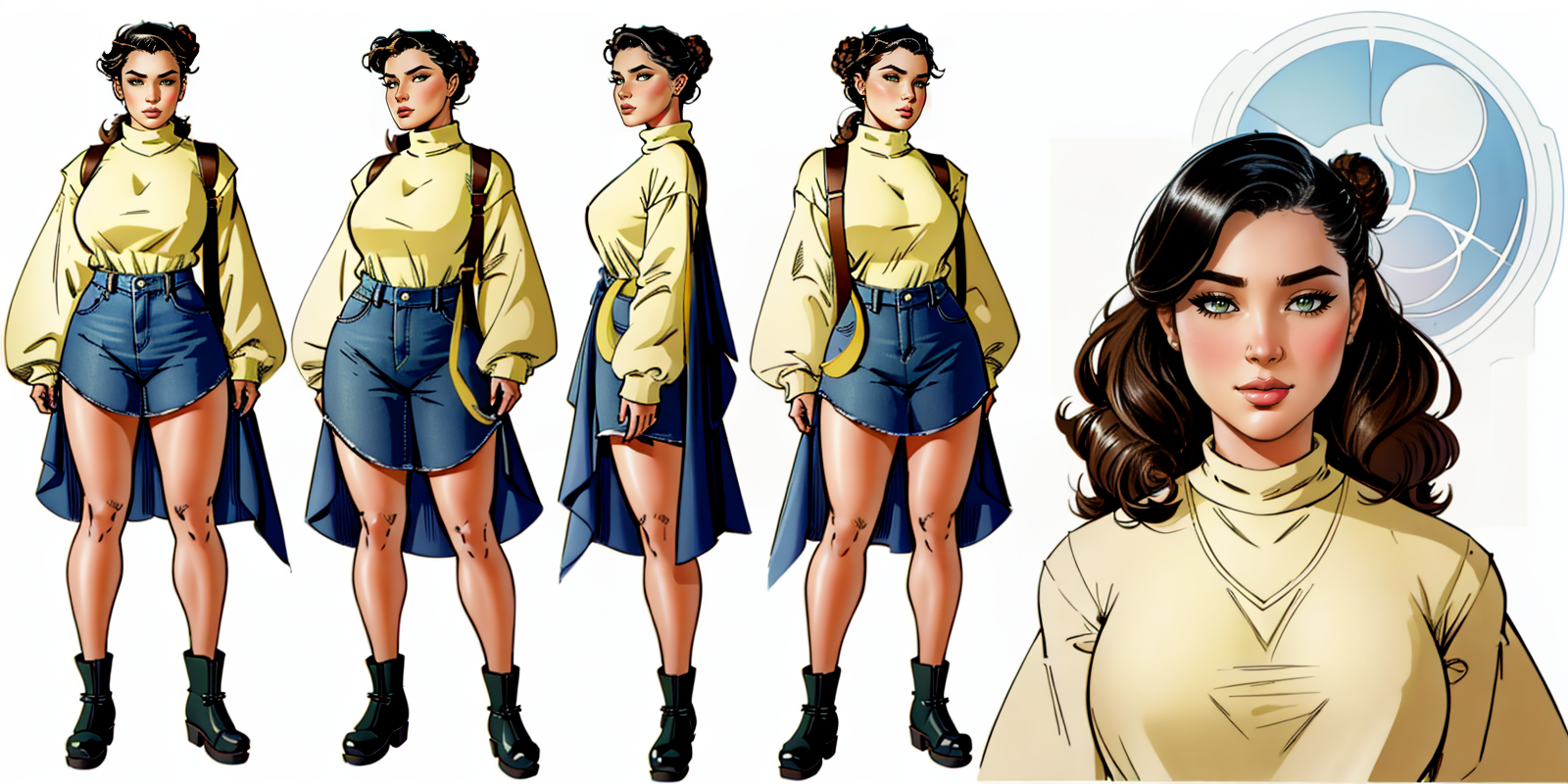 Woman sprite in comic style by jeanallen95