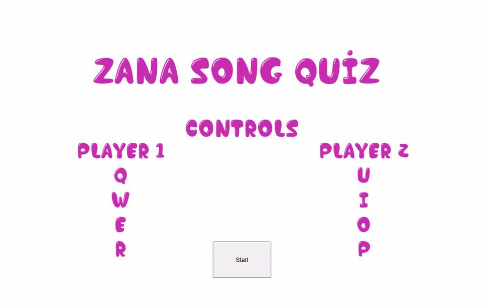 Zana Song Quiz by Zana Games
