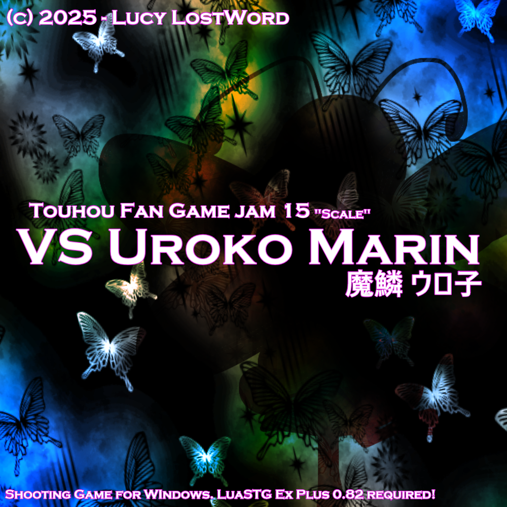 Devlog - Touhou Fan Game Jam 15 - VS Uroko Marin! by Lucy LostWord