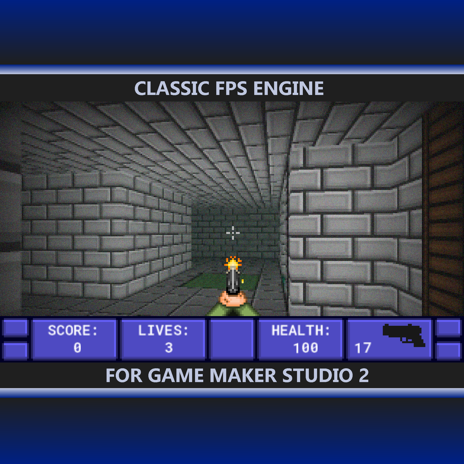 Classic FPS Engine for Game Maker Studio 2 by EMI EMI GAMES