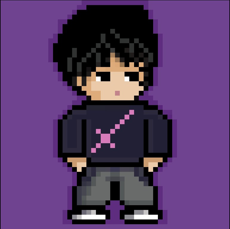 cute pixel guy by eli0x0