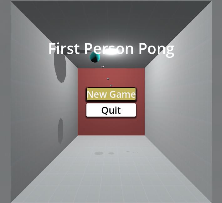 First Person Pong by brads.tech