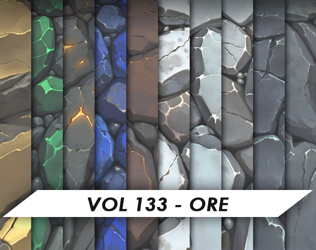 Stylized Textures – Vol 133 – Ore by oleekconder