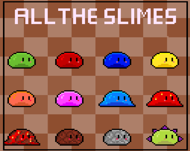All the Slimes Pack by Kixel
