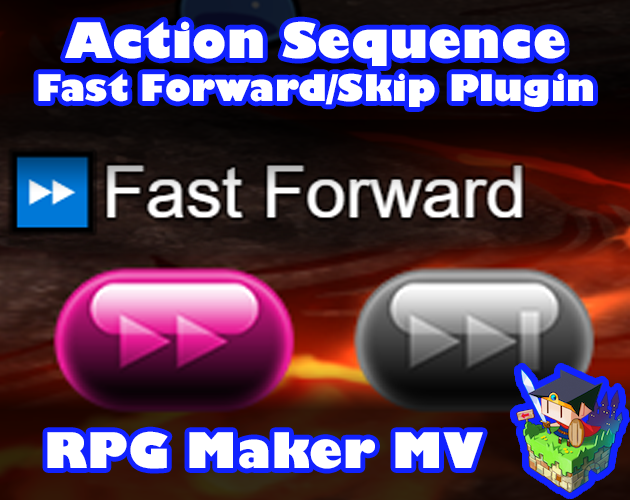 Action Sequence Fast Forward/Skip Plugin for RPG Maker MV by Irina