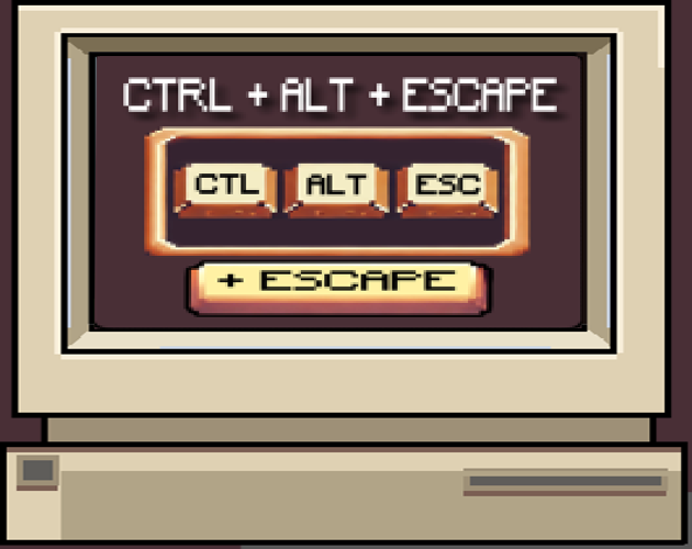 CTRL+ALT+ESCAPE by ZEE ON ITCH for Brackeys Game Jam 2025.1 - itch.io