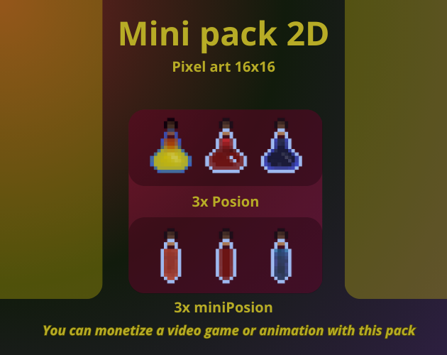 Posion_miniPack16x16 by Dorado
