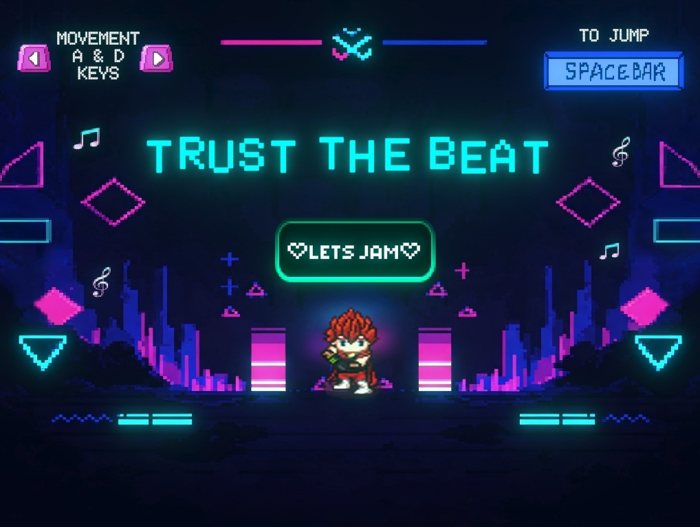 Trust The Beat by Apoorv vaidya, Dev, Himanshu.png for Brackeys Game Jam 2025.1 - itch.io