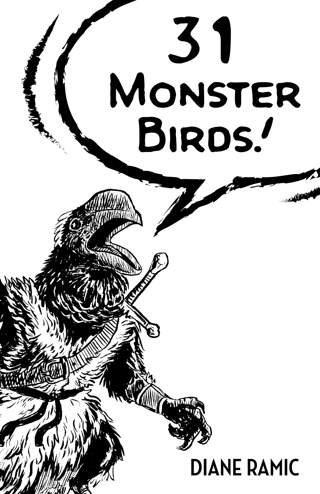 31 Monster Birds Zine by diantimony