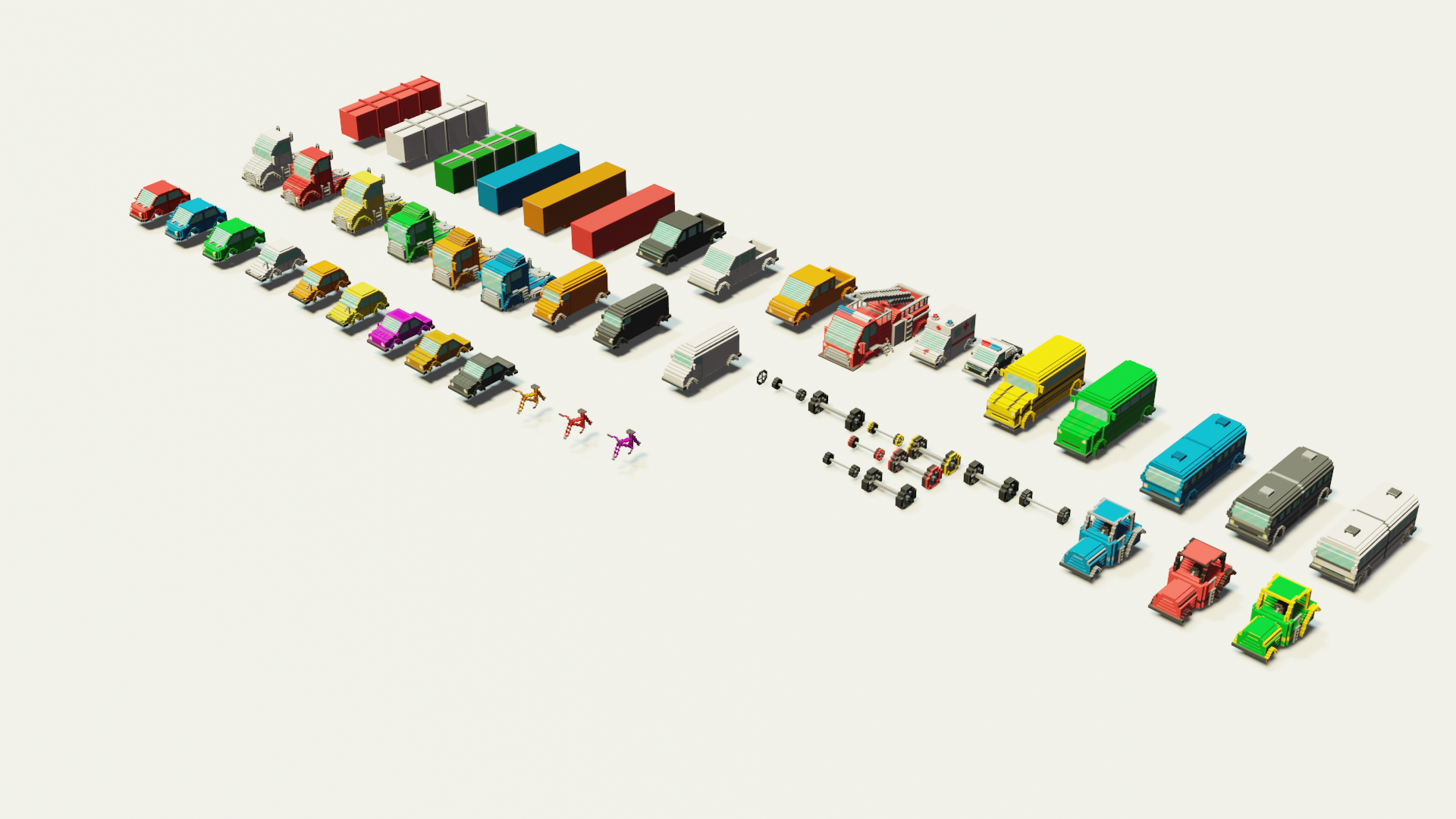 Voxel Vehicles Assets by Felix Strefter