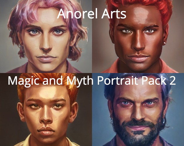 Magic and Myth Portrait Pack 2 by AnorelArts