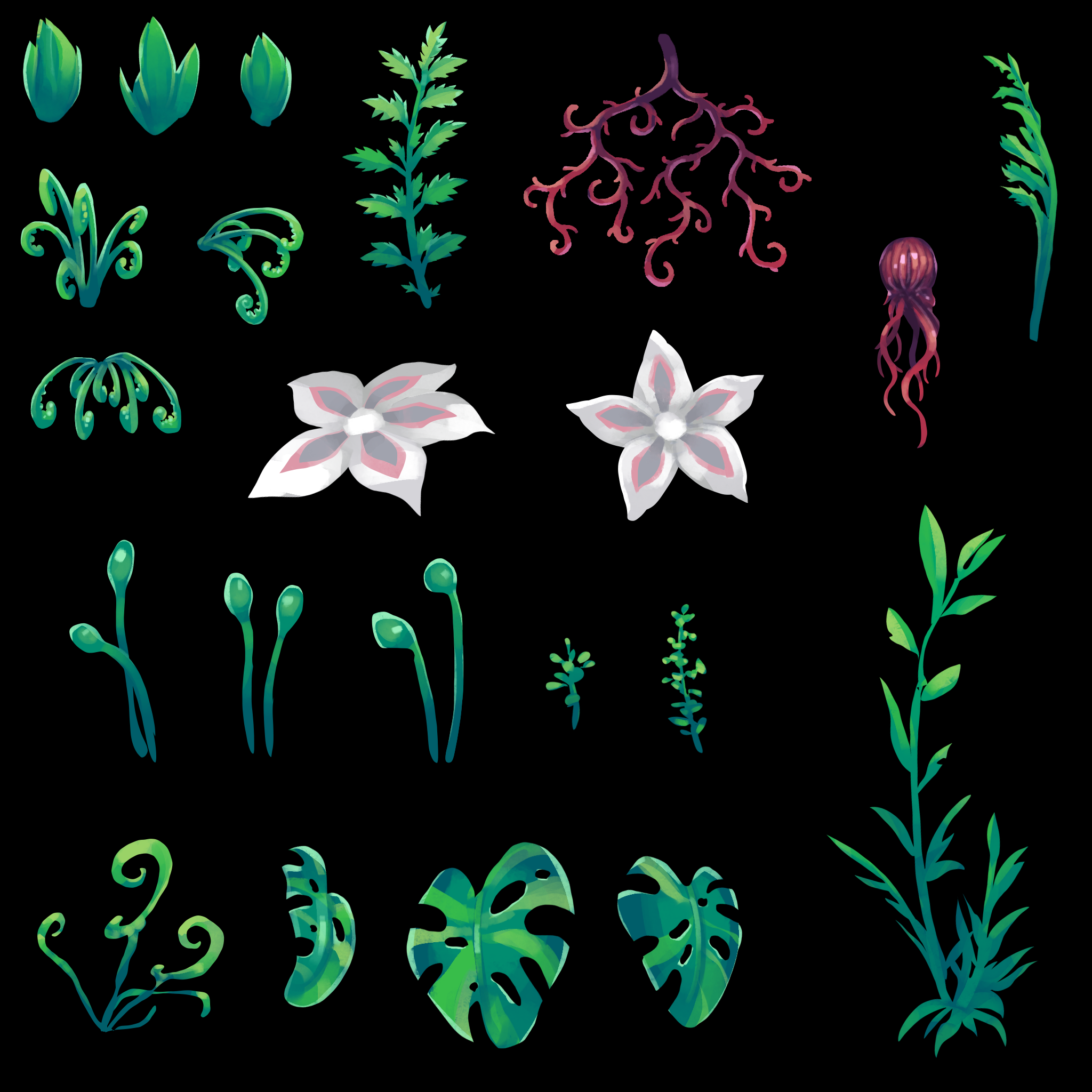 Painted Plants By Zorak2101