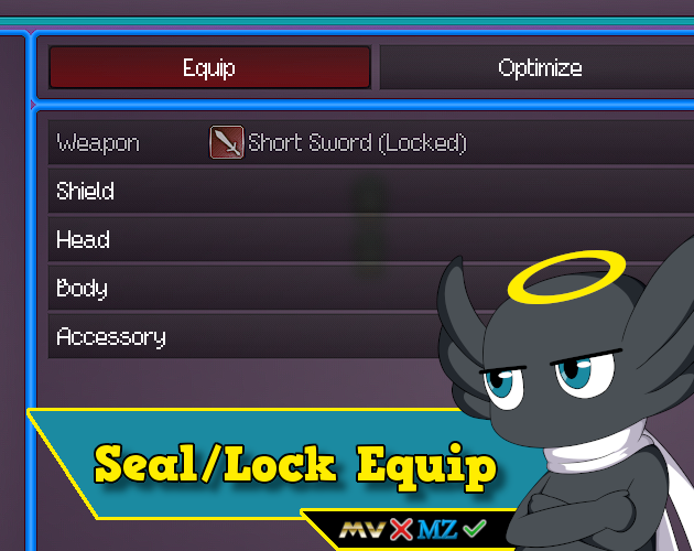 Hakuen Studio Seal and Lock Equipment for RPG MAKER MZ by Hakuen Studio