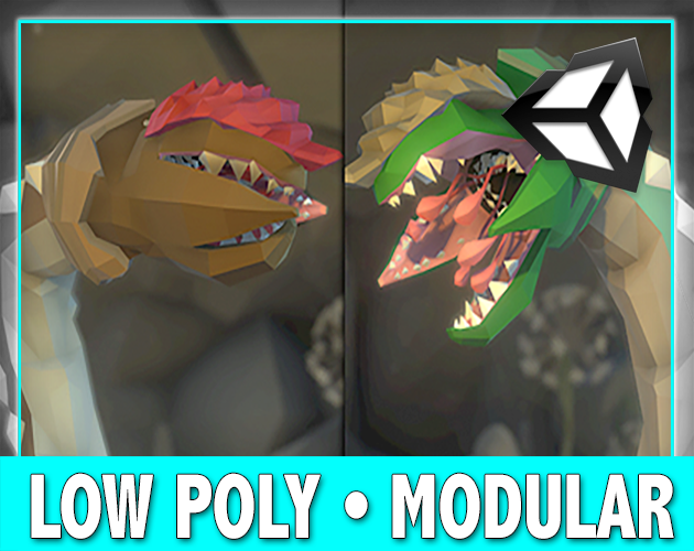 Low Poly Character - Giant Worm - Fantasy RPG - Unity by Infinity PBR