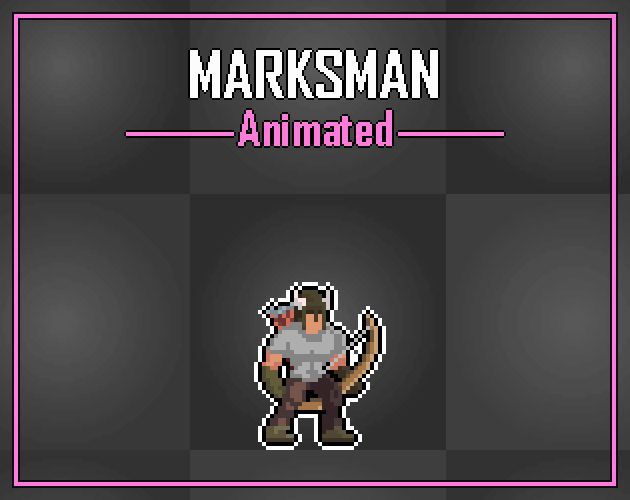 Pixel Character Revamped - Marksman by Admurin