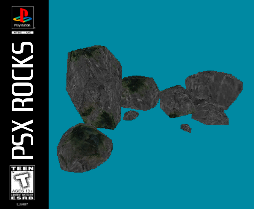 Rocks - PSX Low Poly by Drops
