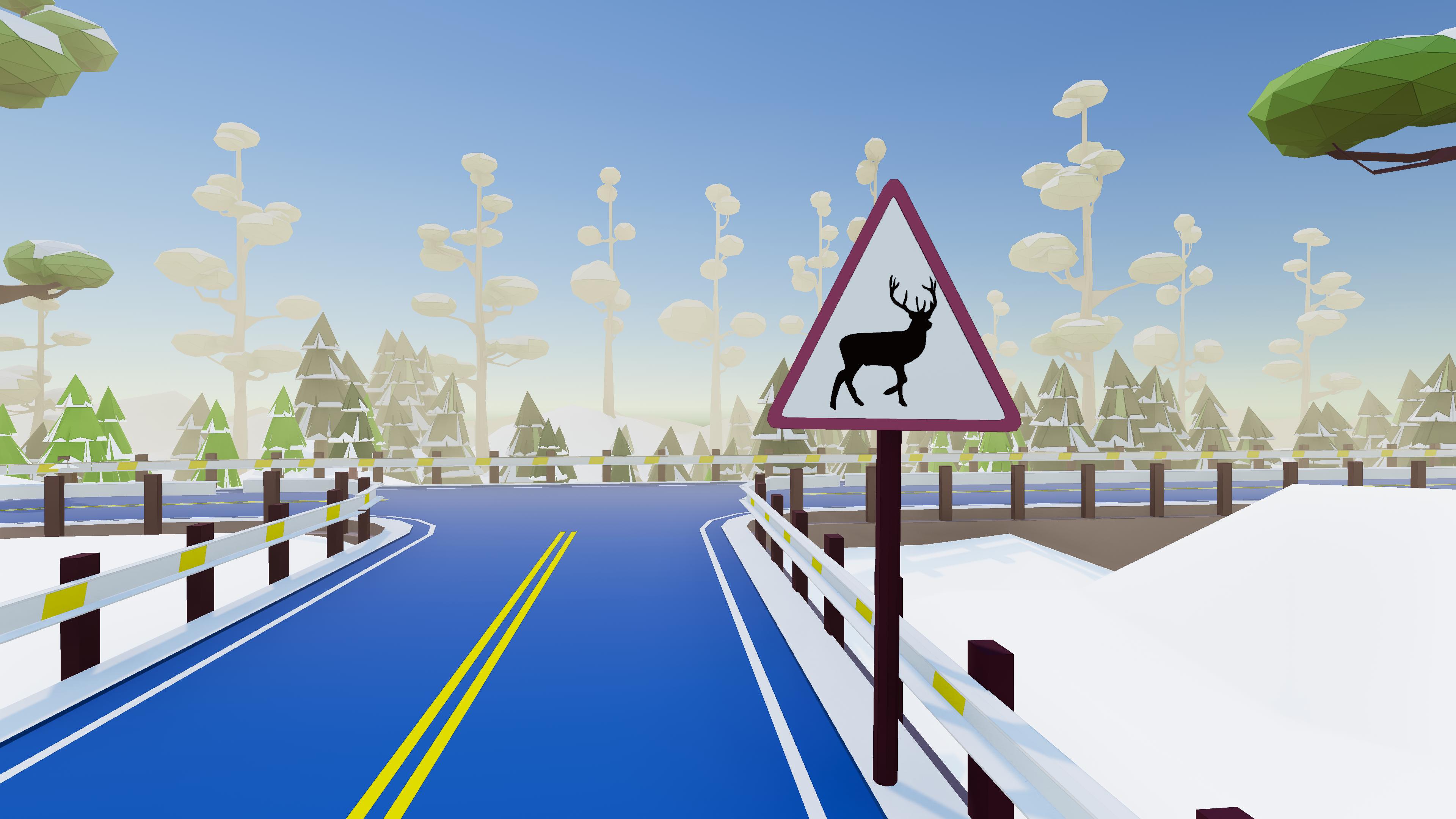 Stylized Snow Forest by Frag112