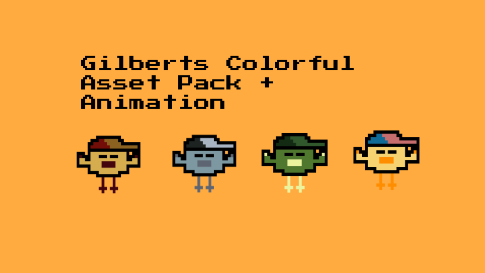 Gilbert's Player Asset Pack by SwaritChoudhari