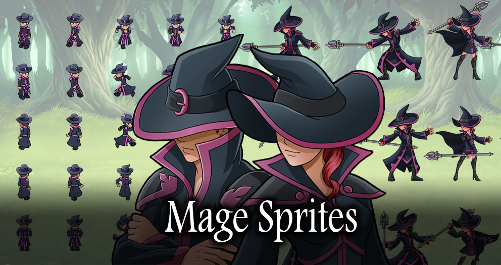 Mage Sprites by Low