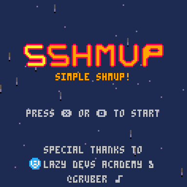 SSHMUP - Simple SHMUP! by freaky-m0