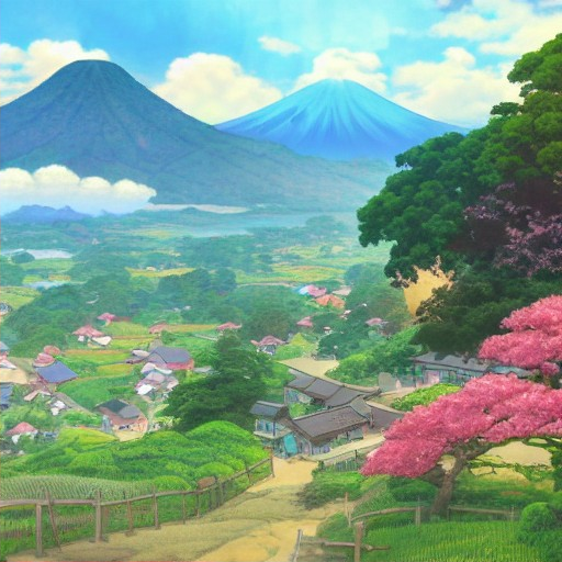 Japanese Landscape Backgrounds by fodric