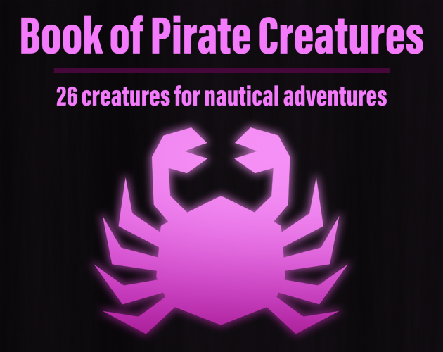 Book of Pirate Creatures by Faerie Fire Force
