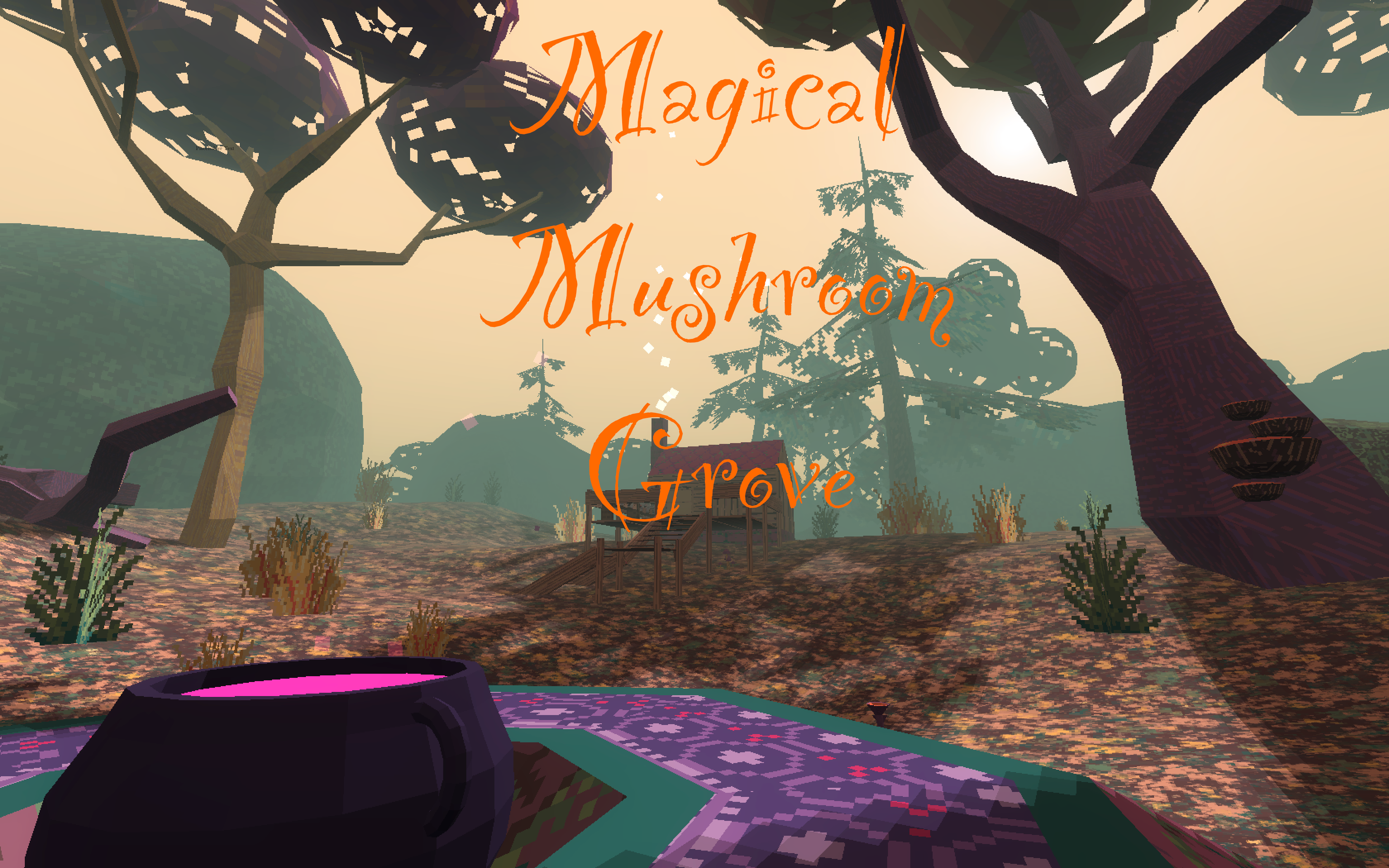 Magical Mushroom Grove by Gewaltbart