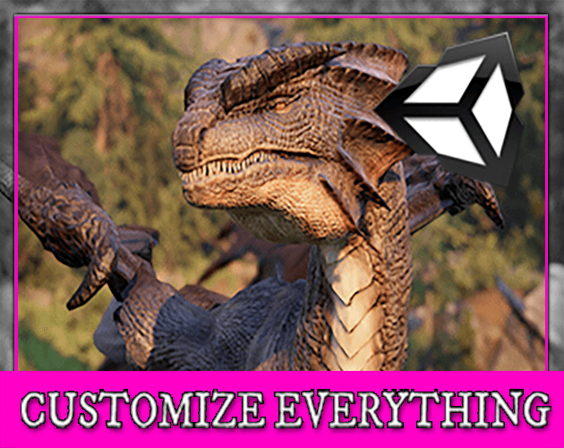 Dragon Monster Pack - Unity by Infinity PBR