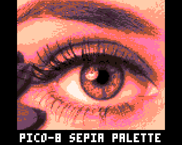 PICO-8 Sepia Palette by bitwisecreative