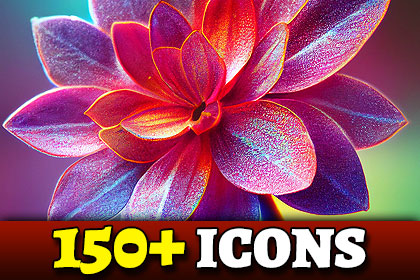 Epic Fantasy RPG Icons - Plants & Herbs by Infinity PBR