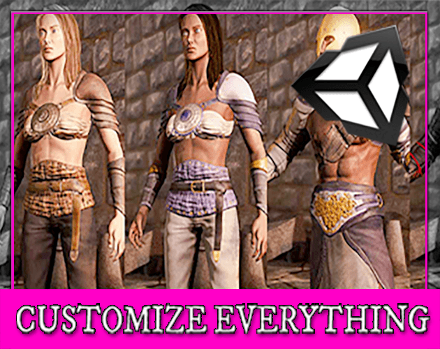 Human Characters - Fantasy RPG - Unity by Infinity PBR