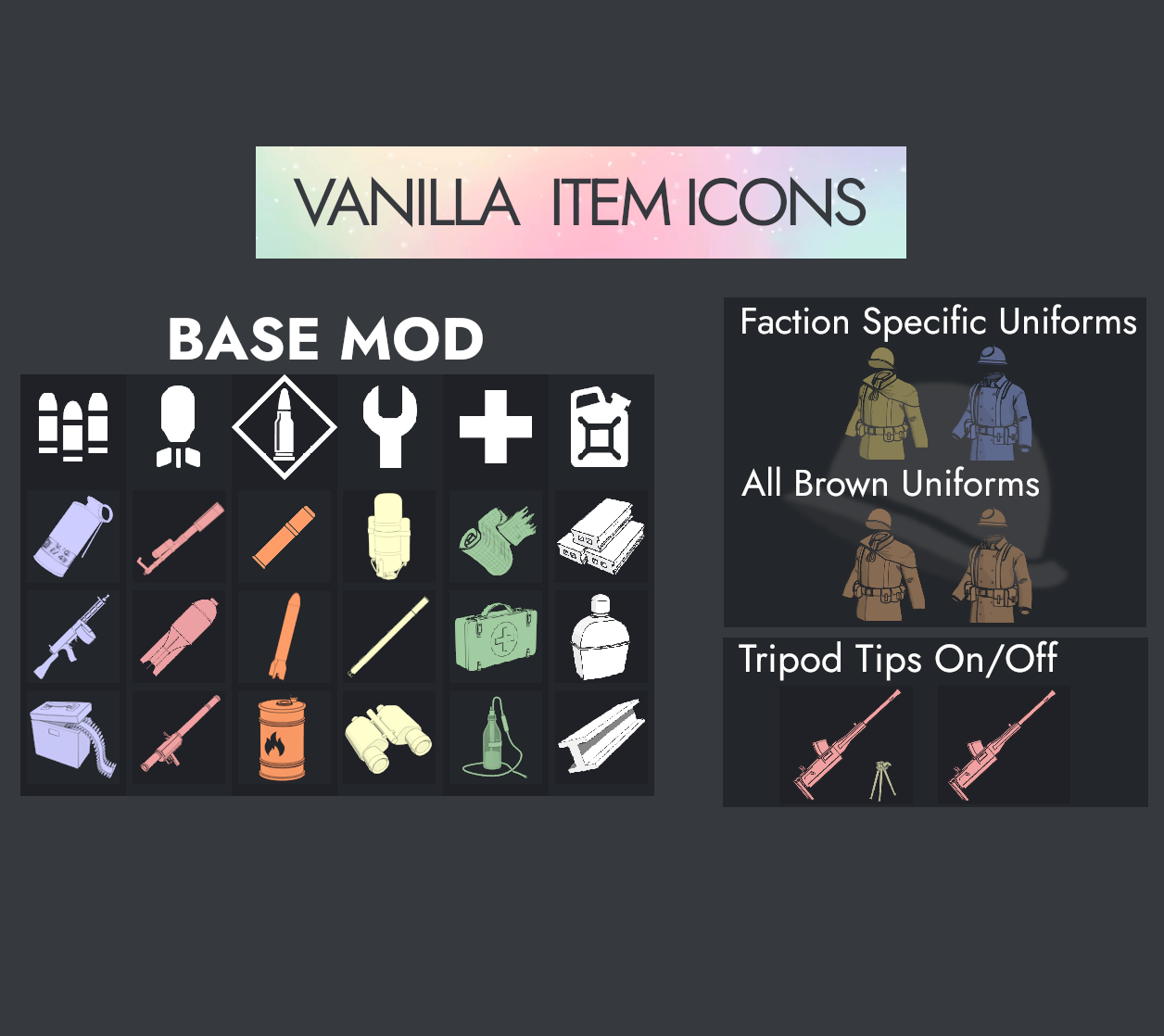 Vanilla Item icons (Update 57.0) - [Foxhole] Vanilla Item icons by ...