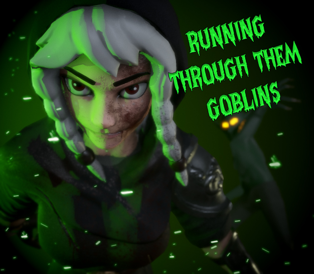 Running Through Them Goblins by Alejandro Revilla Young