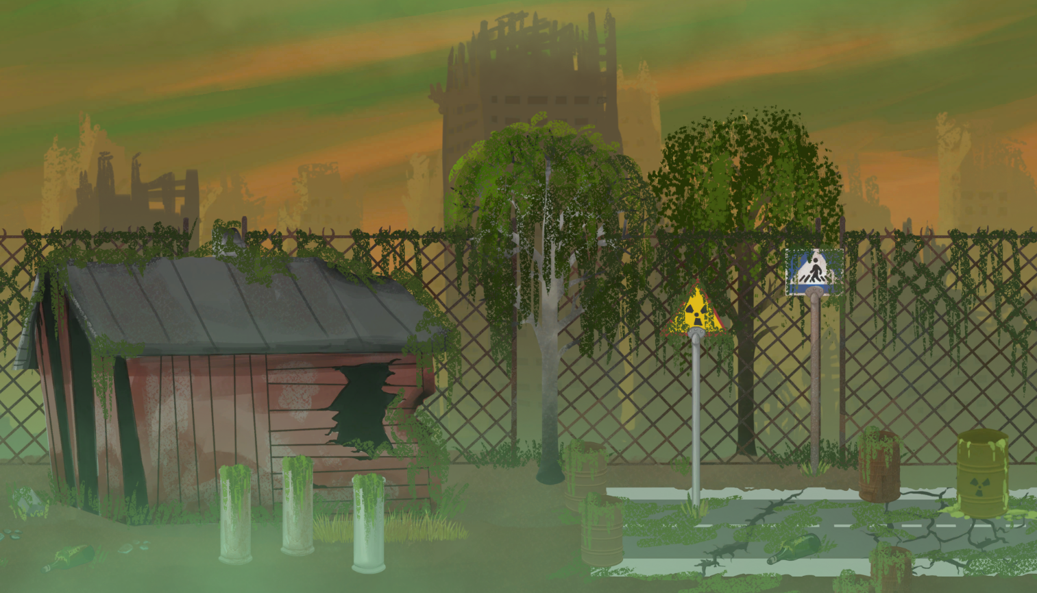 Post-apocalyptic 2D - Asset Pack Jam by korpilintu