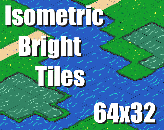 Isometric Bright Tiles by Ryder James for Asset Pack Jam - itch.io