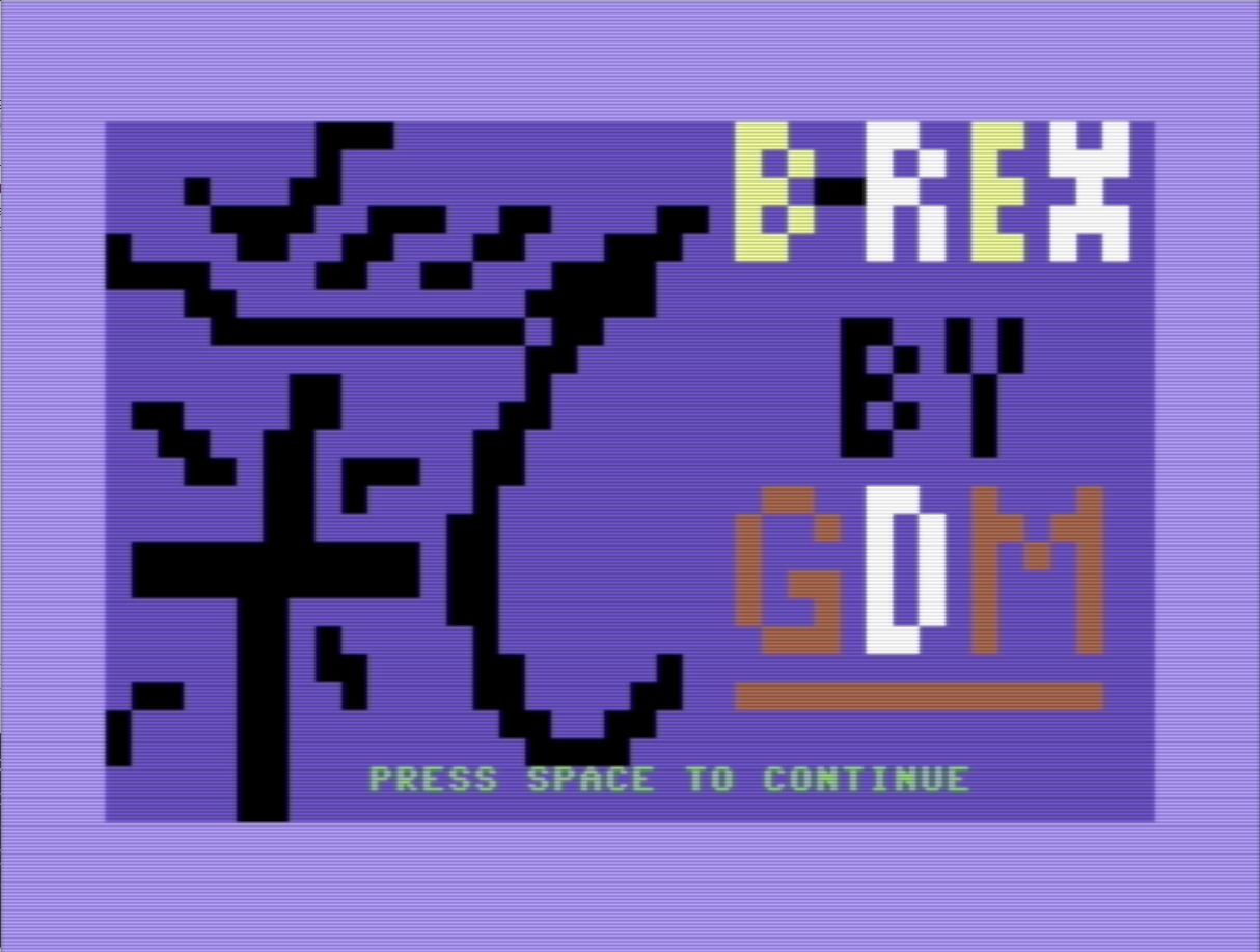 B-Rex by Emanuele Bonin (Commodore 64) by Retro Programmers Inside