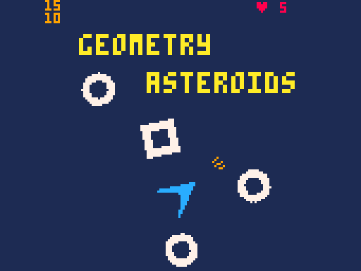 1K Geometry Asteroids #Pico1k by SkyBerron