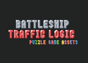 Battleship & Traffic Logic: Puzzle Game Assets by Alb_pixel Store
