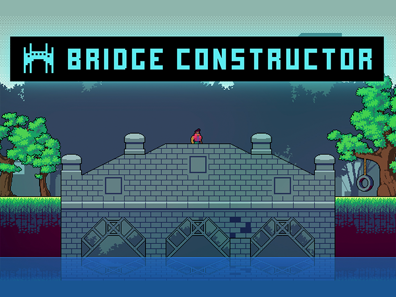 Bridge Constructor Tileset by Free Game Assets (GUI, Sprite, Tilesets)
