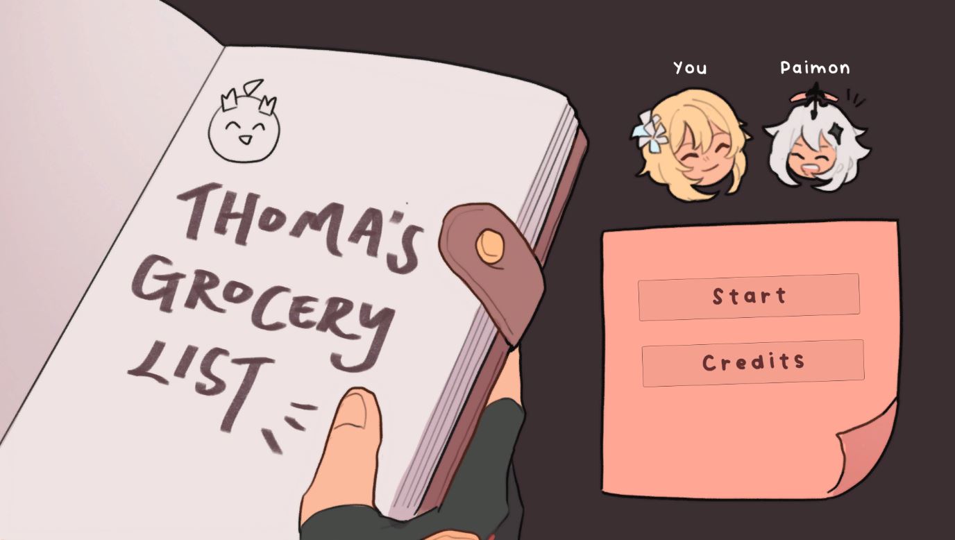 Thoma's Grocery List by Qing